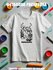 Футболка LISA PRINT базовая, размер 110, белый