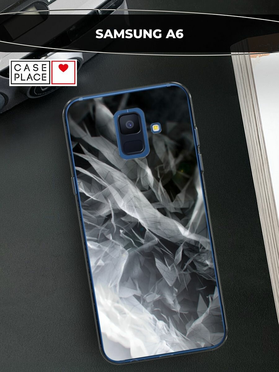 Чехол на Samsung Galaxy A6 / Самсунг Галакси А6 с принтом "Абстракция 9"