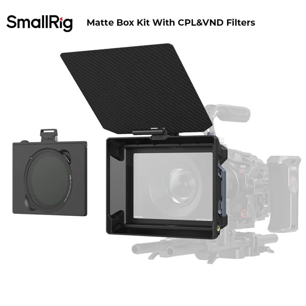 SmallRig Matte Box Kit С фильтрами CPL и VND Магнитная быстроразъемная насадка 5011