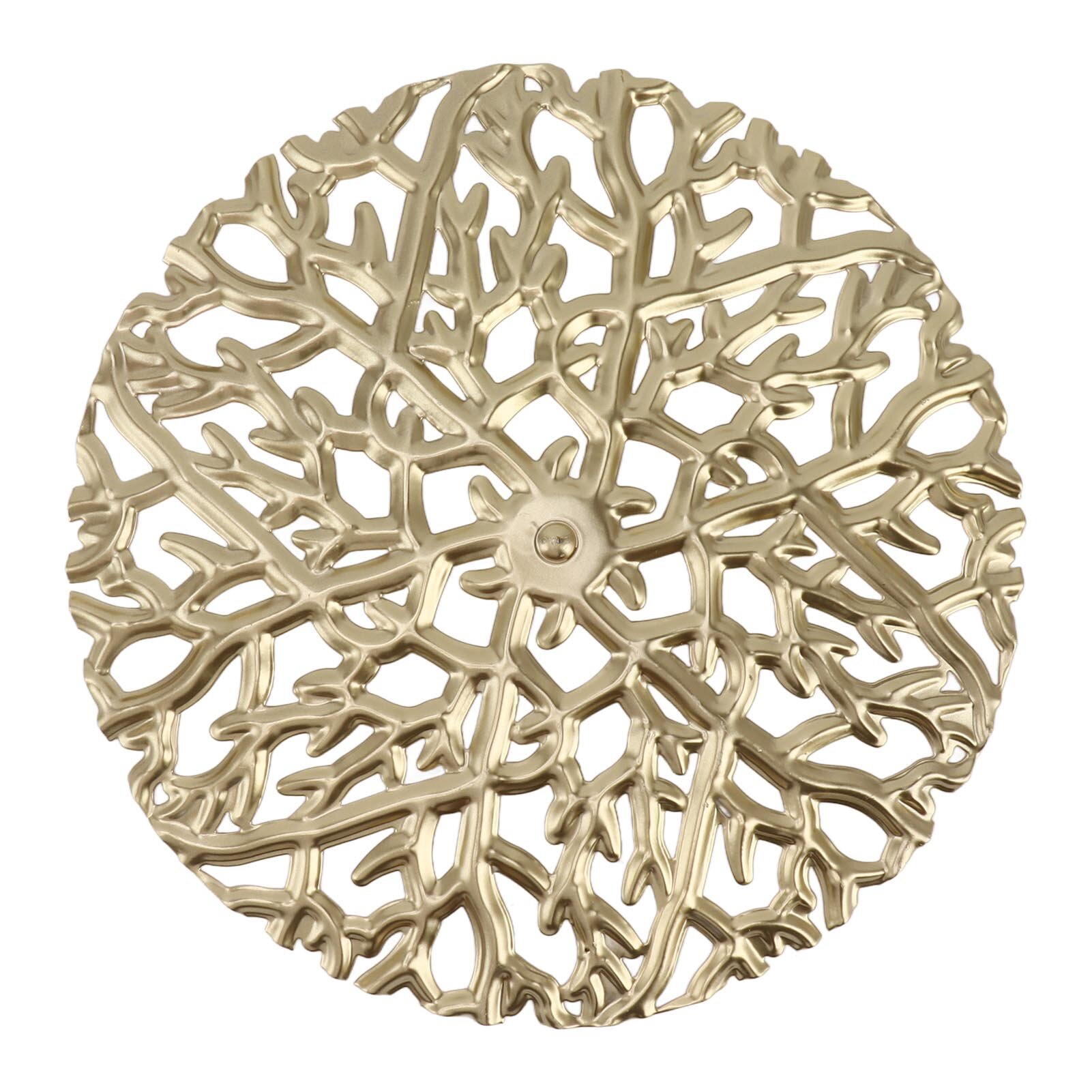 Настенный декор в виде золотых железных веток дерева, круглый, полый, металлический, настенный декор для гостиной, спальни, дома