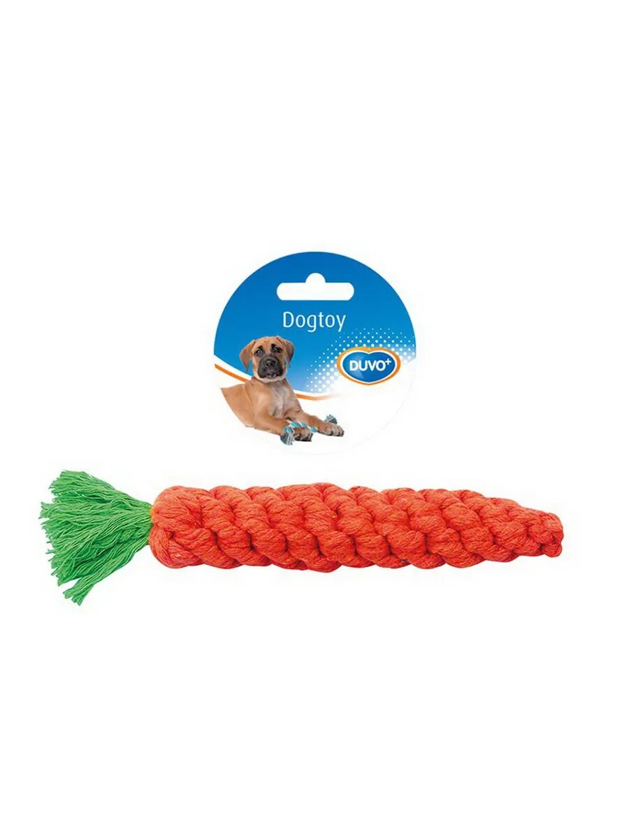 Игрушка для собак веревочная Морковь