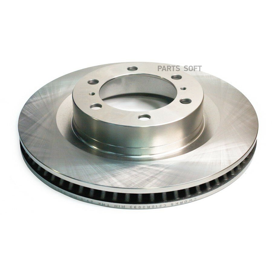 Диск тормозной передний toyota lc prado j150 09-> /vent d=338mm cworks c210r2033