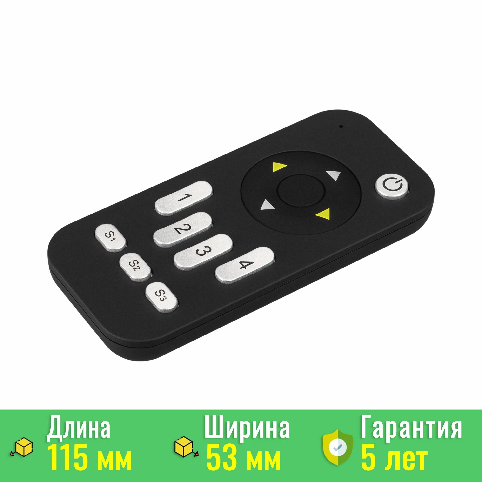 INTELLIGENT ARLIGHT Пульт SMART-801-22-4G-3SC-MIX Black (3V, 2.4G) (IARL, IP20 Пластик, 5 лет) 037418