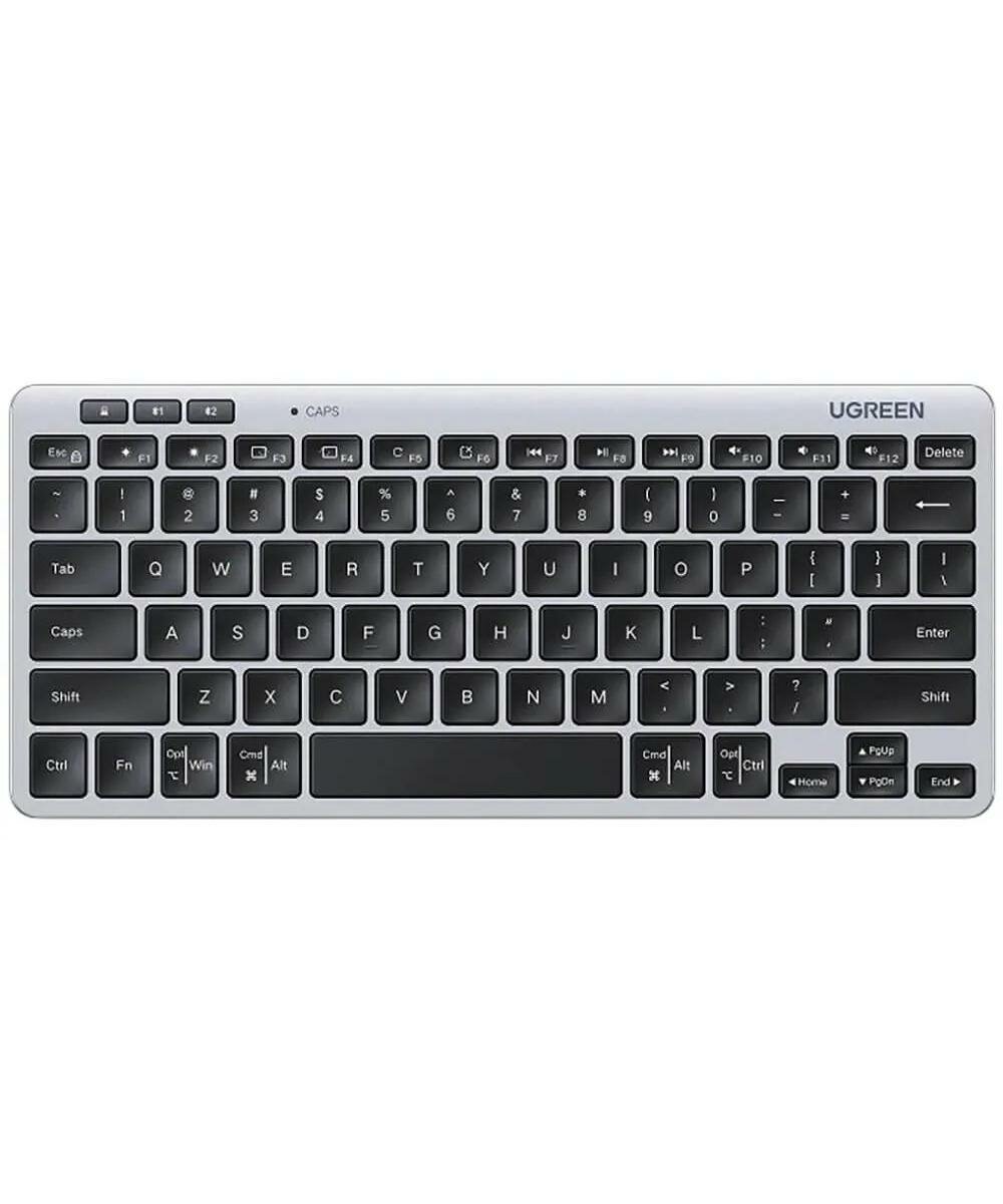 Беспроводная клавиатура UGREEN K551 (75049RU) Multi-Mode BT&2.4G Wireless Черный Bluetooth/Радиоканал RU