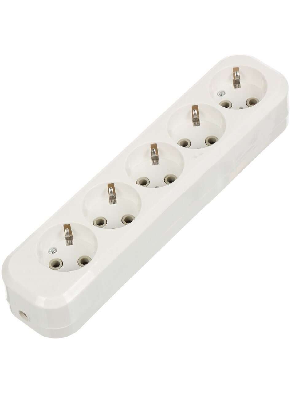 Розеточная колодка 5 гнезд, с заземлением, 16 А, без выключателя, IP20, Easy, GSB-16-5-G-IP20, 470059