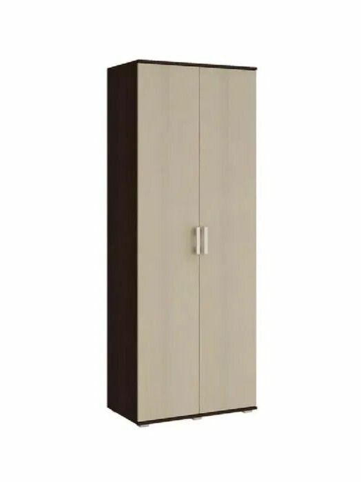 Шкаф распашной 2-х ств Виста (гостиная ) (Дуб беленый, венге)2120х800х470 мм.