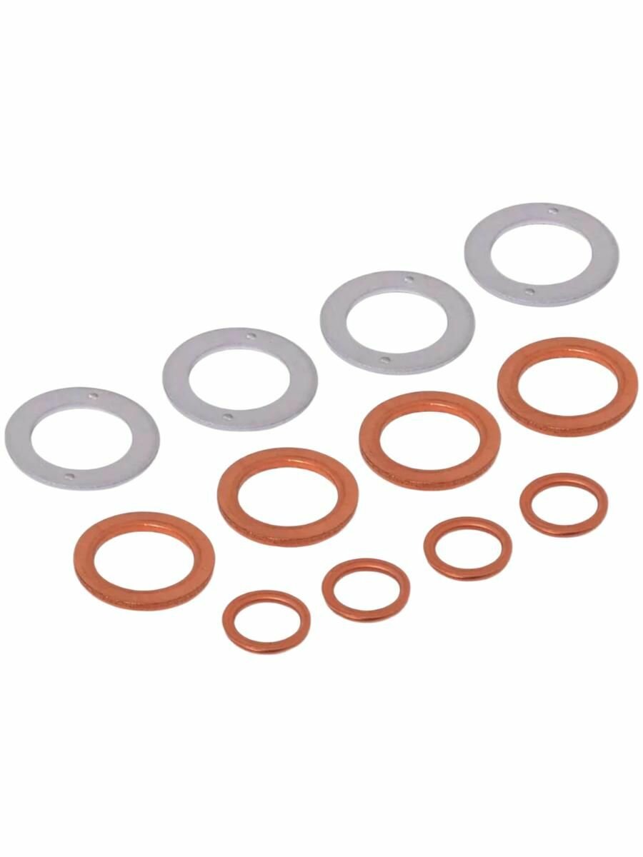 Комплект колец топливных форсунок 12шт Hyundai Porter/Starex H-1/Galloper/Pajero/Bongo D4BF/D4BH/4D56