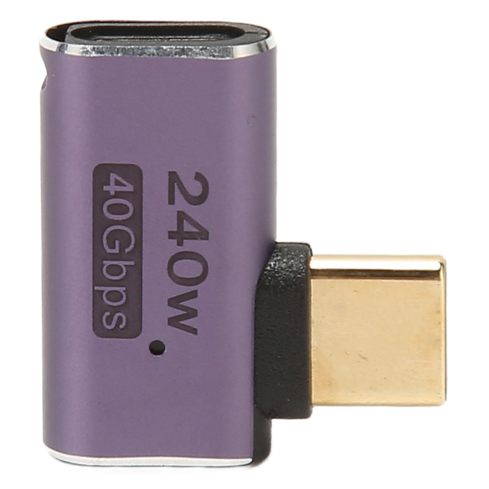 USB C Женский до USB C Мужской разъем PD 240W 8K 60 Гц 40 Гбит / с USB4.0 C Правой угловой адаптер для ноутбука для мобильного телефона ноутбук