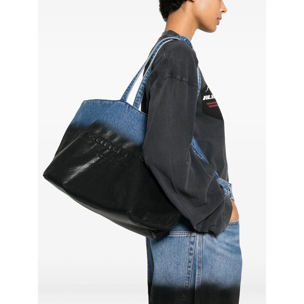 Сумка Alexander Wang, черный/синий — фото 1