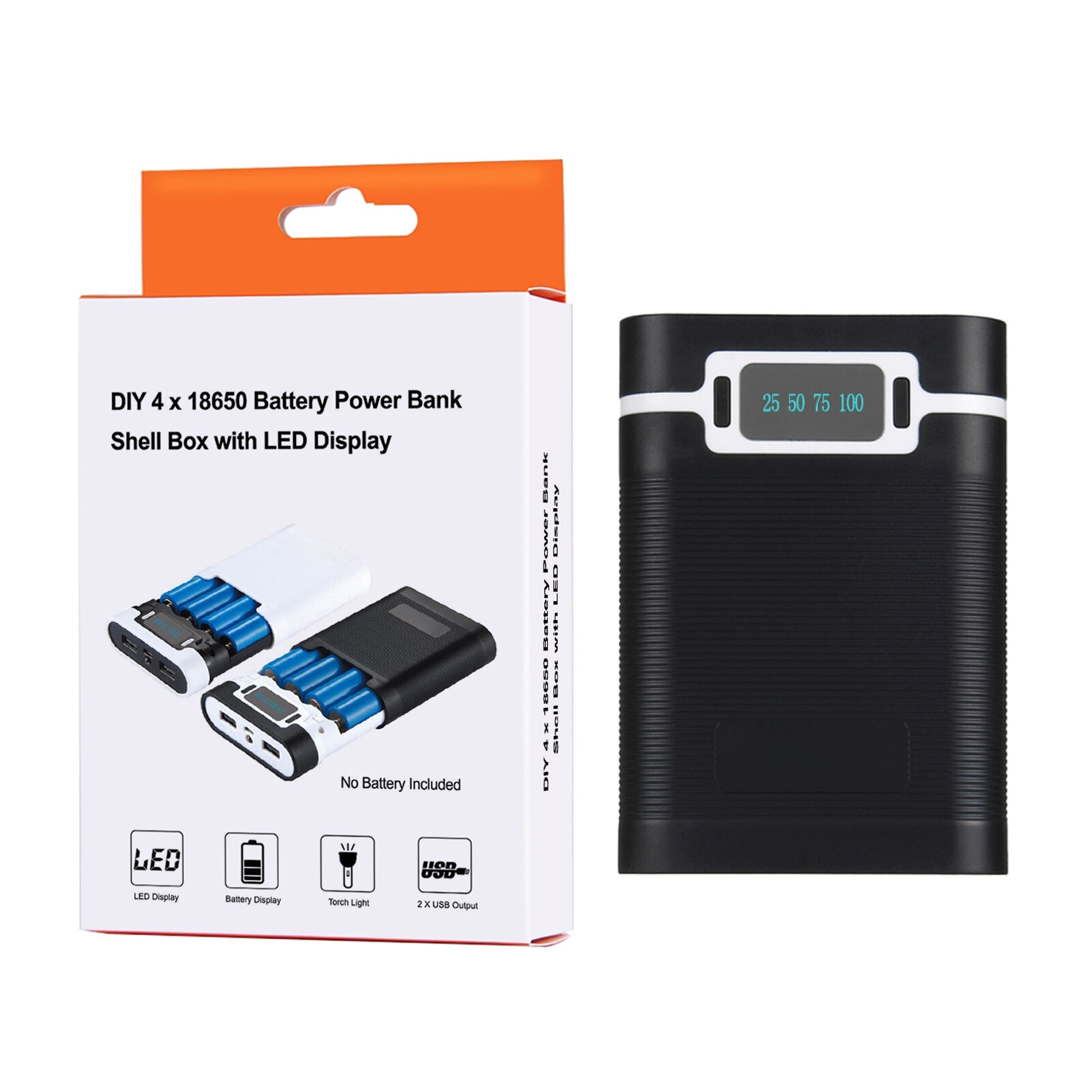 Корпус Power Bank DIY с USB-выходом и индикатором (повтор)