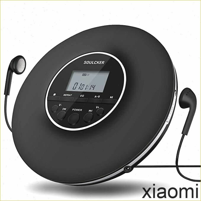 Портативный CD плеер с наушниками для прослушивания музыки, записей с сд дисков