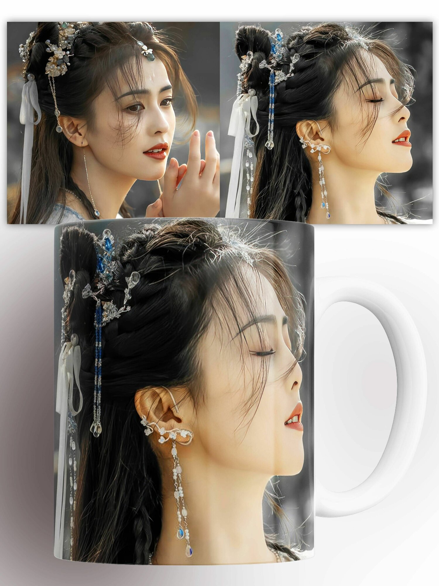 Кружка дорама Светлый пепел луны Zhang yue jin ming Ли СуСу 330 мл