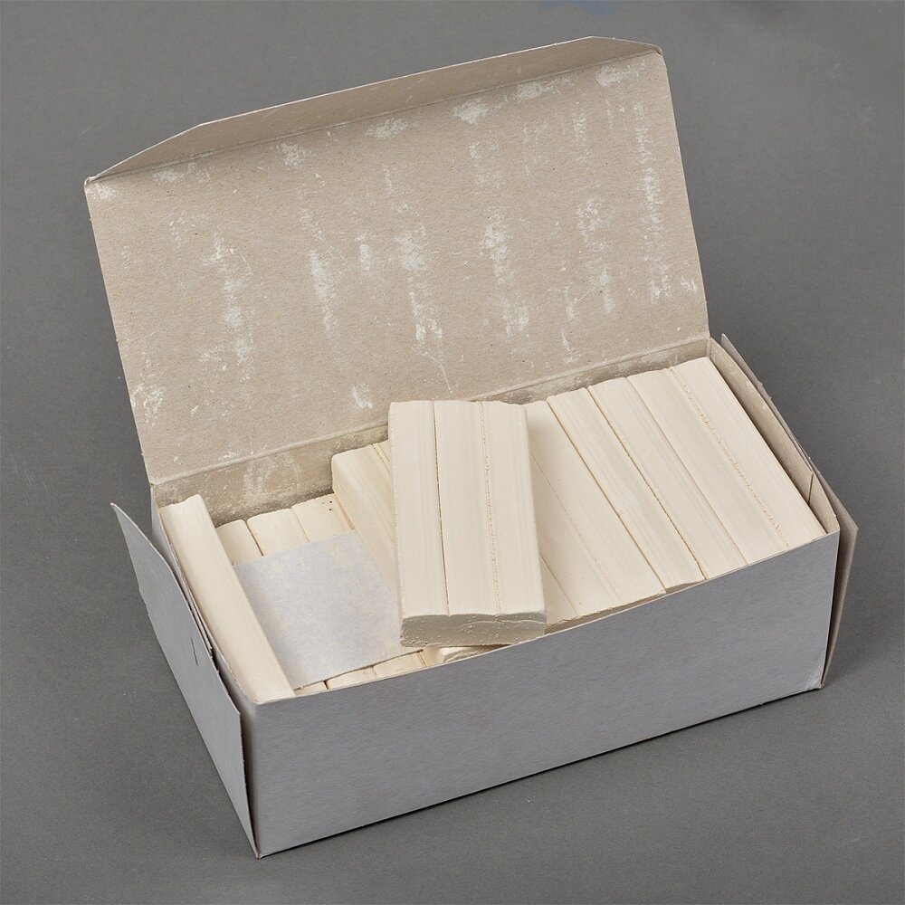 Мел школьный НПФ Эвелина 8х1,2х1,2 см, цвет белый, упаковка 48 шт