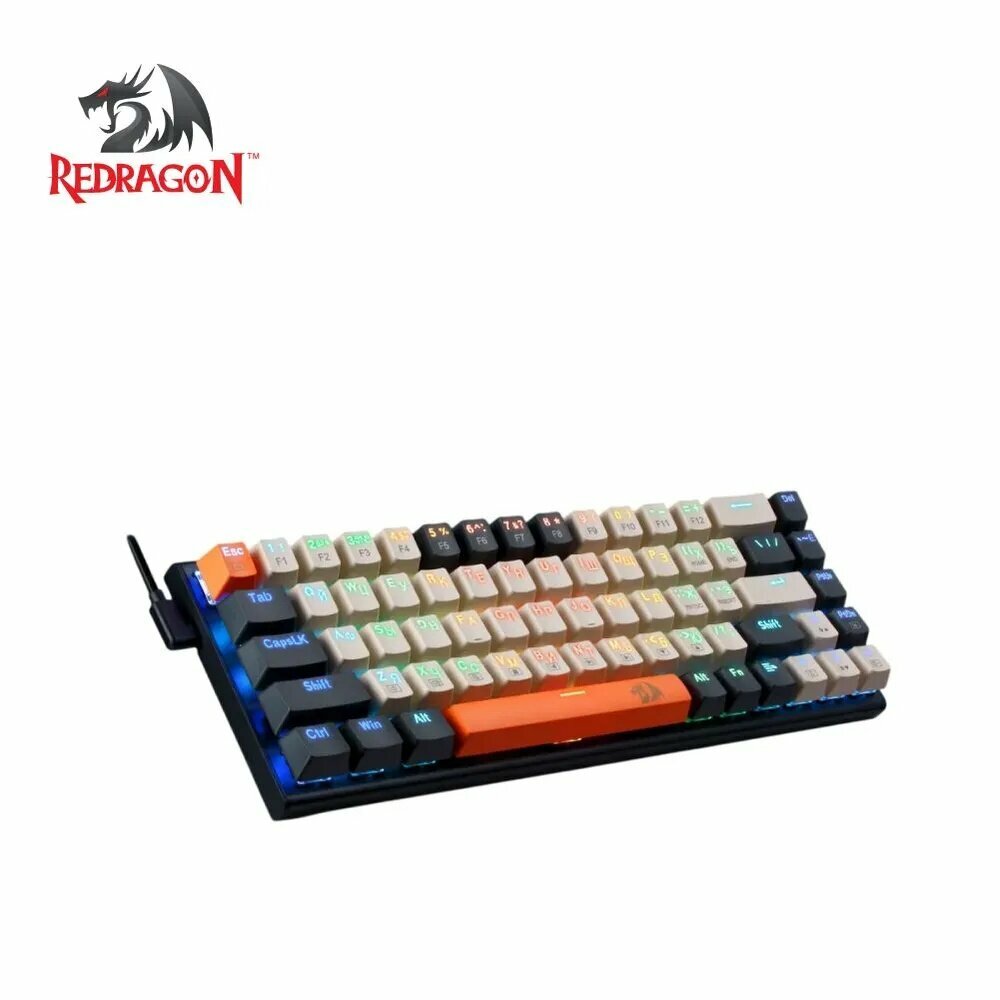 Redragon игровая клавиатура механическая проводная Ryze RGB (65%)