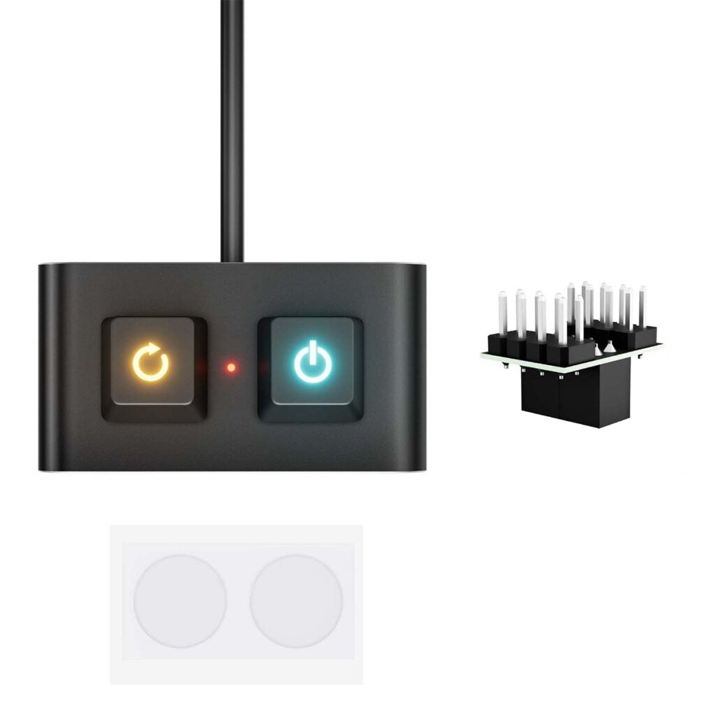 Внешние переключатели сброса питания компьютера С алюминиевым корпусом Обеспечивают стабильную работу