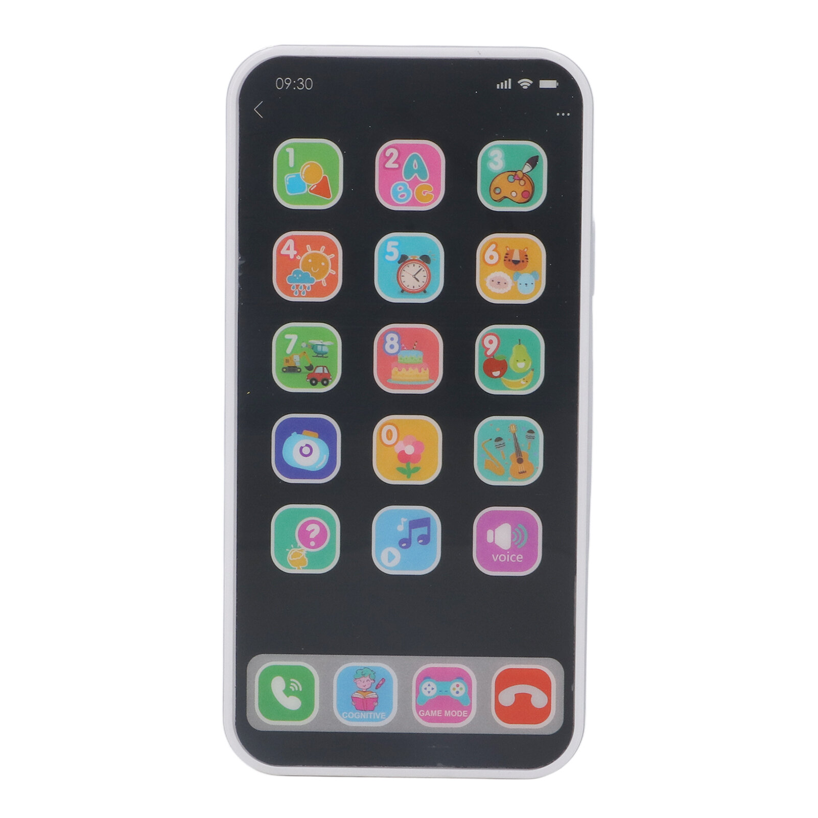 Детский симулятор сотового телефона, игрушка, музыка, свет, функция, образовательные подарки для детей старше 3 лет, белый
