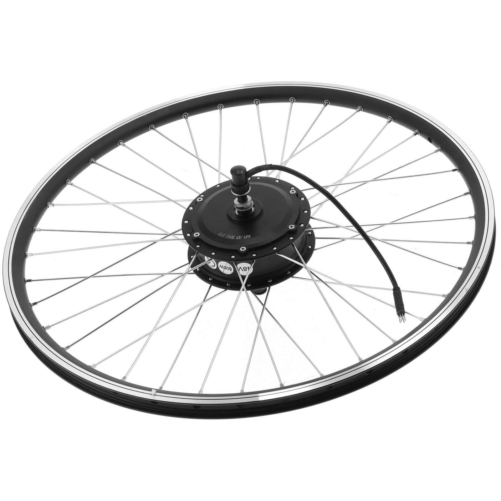 Электрический велосипед 27.5 дюймов, мотор в переднем колесе 48V 500W, комплект для модификации с дисплеем KT LCD5