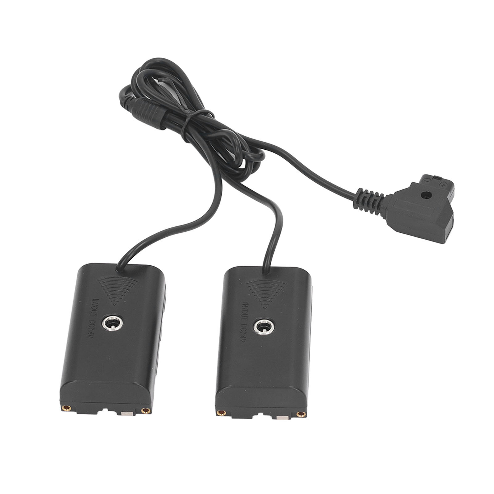 Думми-батарея D Tap на NP F970, F570, F550 с двойным выходом, 7.4В 3А 24Вт, для мониторов Atomos Ninja V и LED светильников