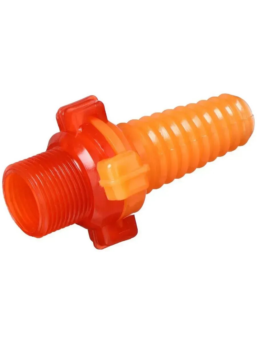 Штуцер, наружная резьба 3/4, под шланг 3/4 – 1, разъёмный