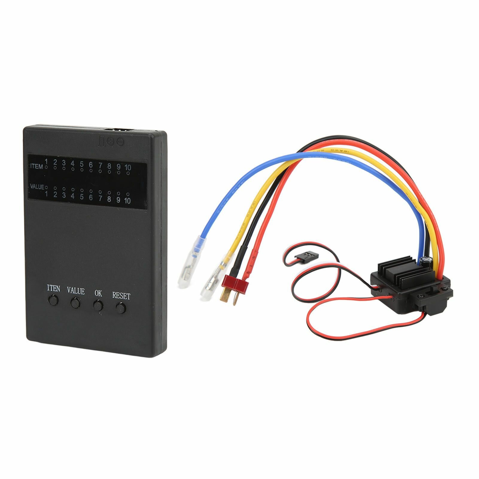 80A Матовый ESC с программной картой Водонепроницаемая множественная защита 5,8 В/3A RC Матовый ESC 80A для радиоуправляемого автомобиля 1/8 1/10