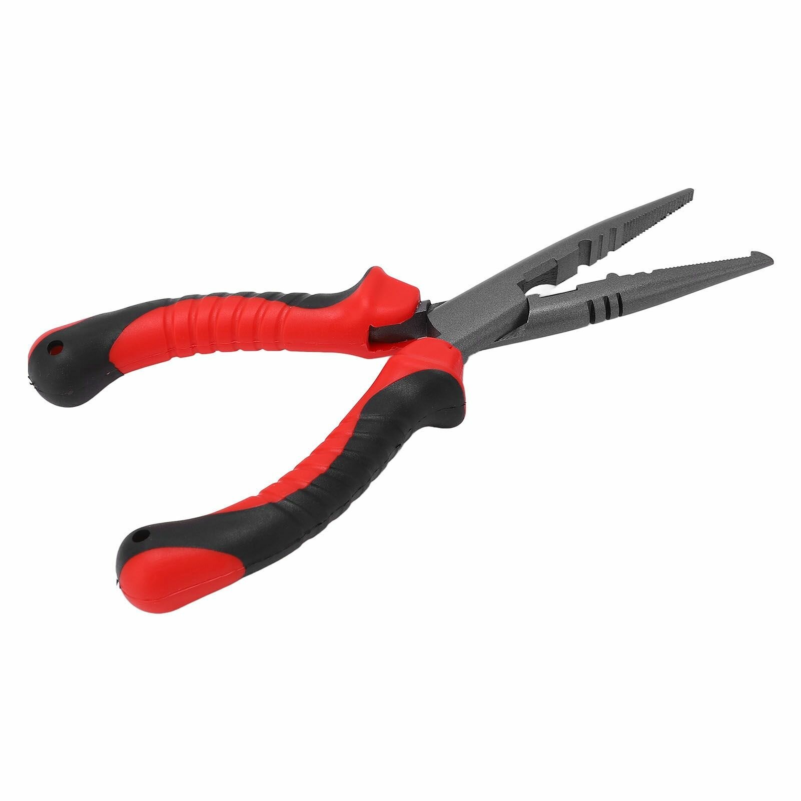 Обжимные клещи для рыбалки, изогнутый дизайн, высокая твердость, антикоррозийные многофункциональные плоскогубцы для снятия крючков на открытом воздухе