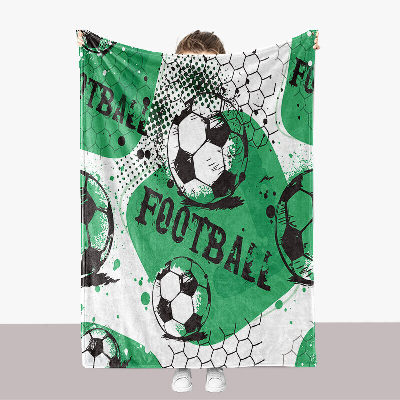 Плед флисовый детский с принтом мягкий и тёплый