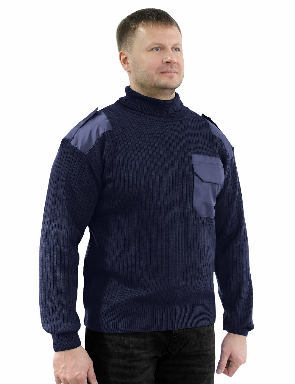 Свитер синий МЧС форма джемпер, Компания БВР, размер 46, Синий