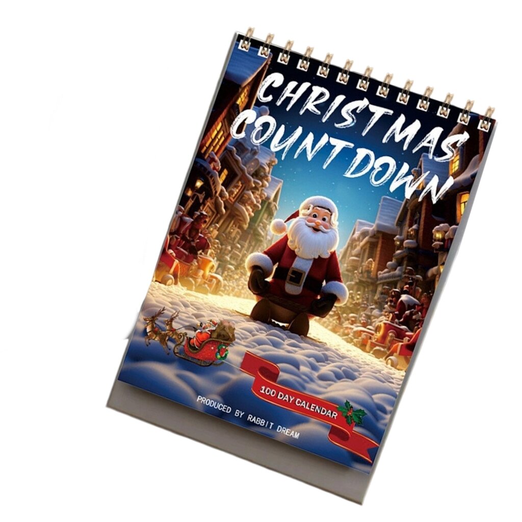 Календарь Рождественского обратного отсчета на 2026 Год 100 Дней Календарь Рождественского обратного отсчета
