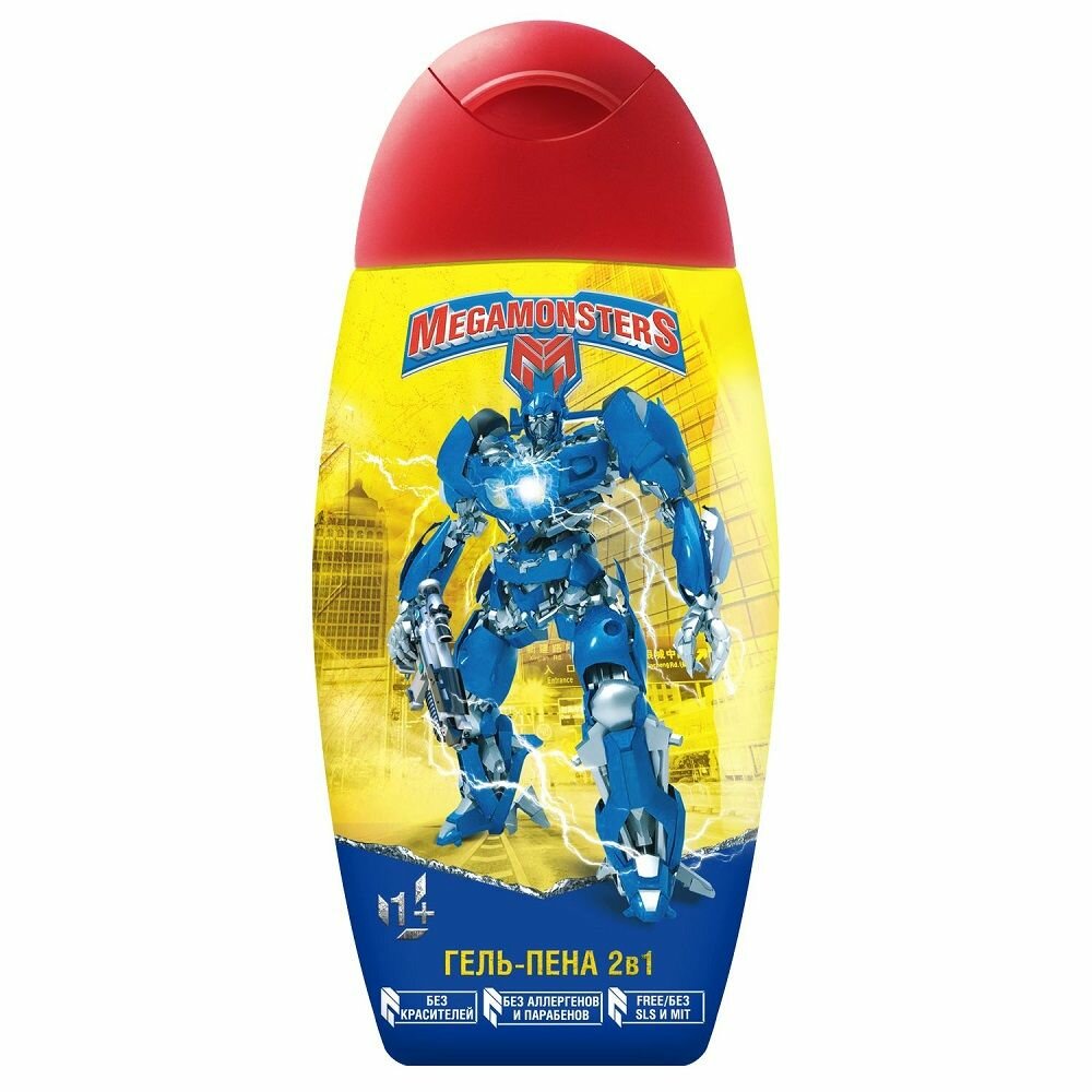 Гель-пена Мегамонстры детская 2в1, 300 мл