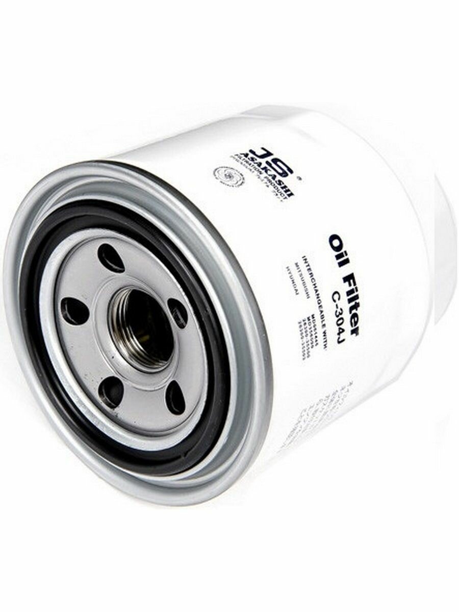 Фильтр масляный для а/м Hyundai, KIA, Opel, Mazda / Хендай, Киа, Опель, Мазда, JS Asakashi C304J