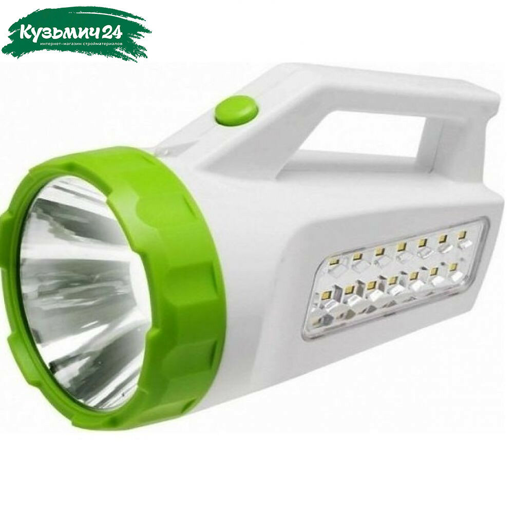 Фонарь светодиодный ручной Космос 3Вт LED+16хSMD2835 аккумуляторный