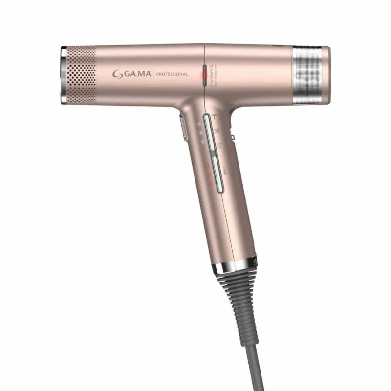 Фен профессиональный Ga.Ma "IQ3 Perfetto", мощность 1600Вт, розовый
