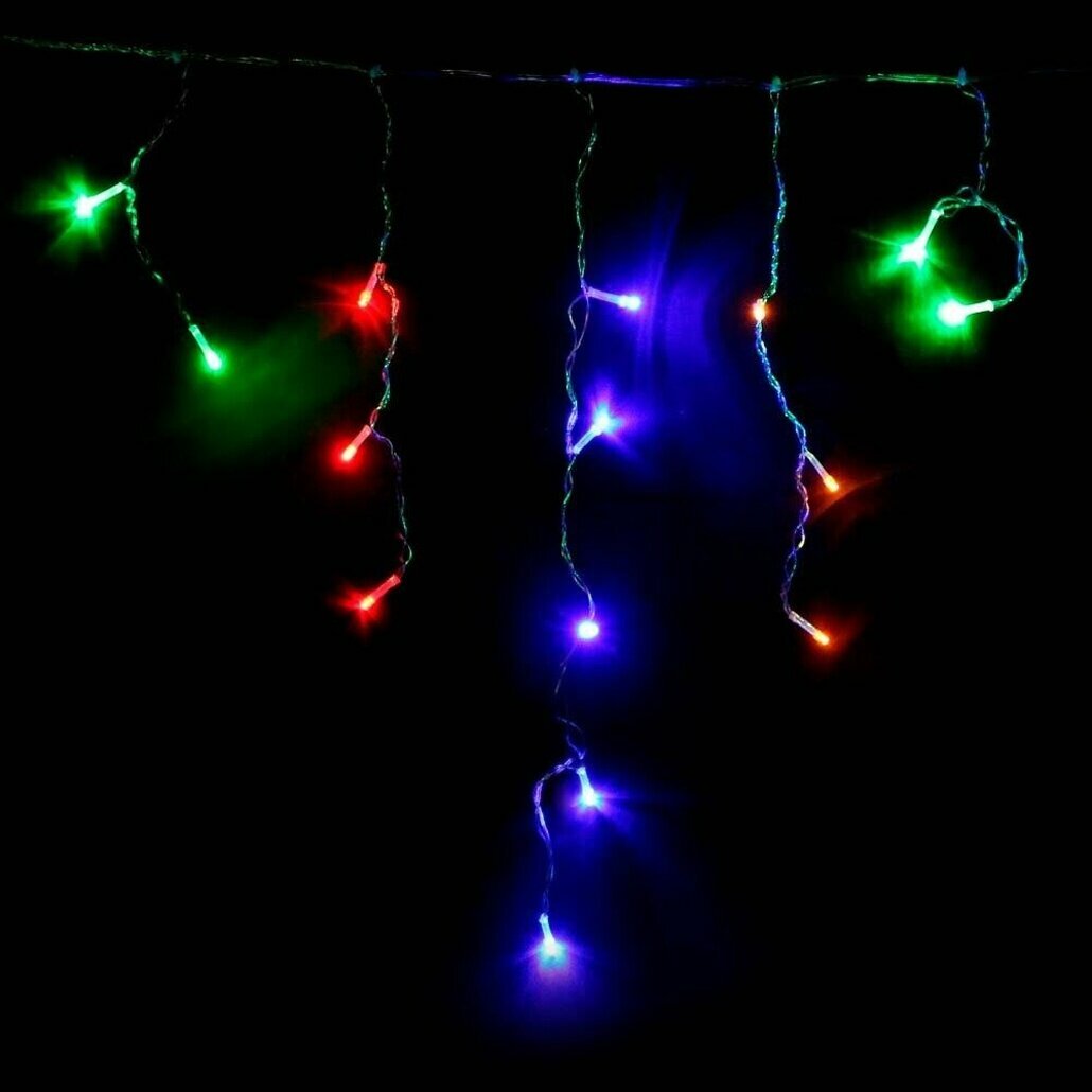 Гирлянда электрическая 'Дождь' с 100 LED ламп, 3х0,7м, праздничная атмосфера