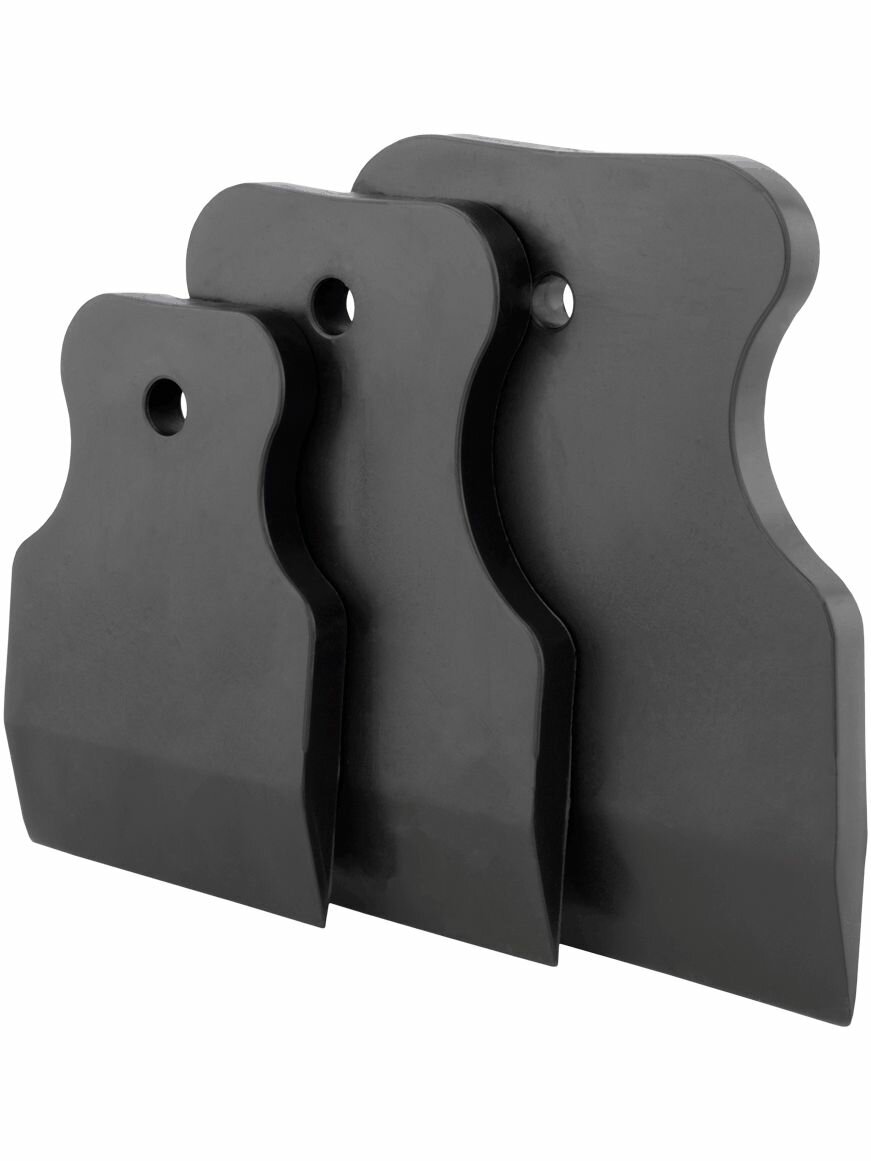 Набор резинок для кузовного ремонта, 3 шпателя (60/80/100 мм), BERIL (841004)