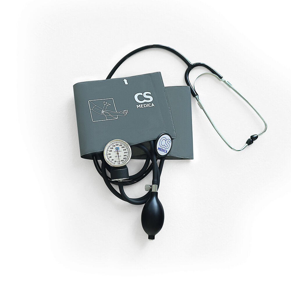 Тонометр механический CS Medica CS-116 G (в комплекте с фонендоскопом)