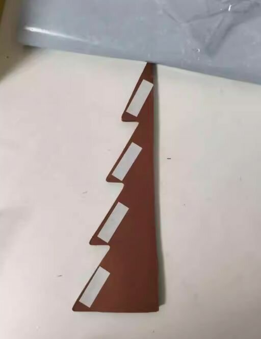 Трехмерный Мини-рождественская елка из складывающейся бумаги, Украшение для рабочего стола, подарок на новый год,1 кусок