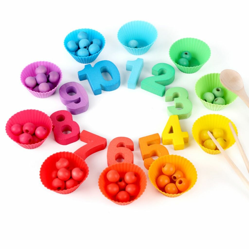 Детские бусы-клипы для рыбалки, обучение математике, ранние развивающие игрушки