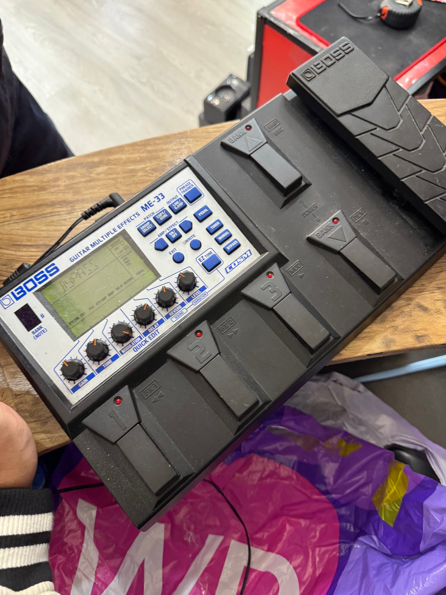 Гитарный процессор Boss ME-33