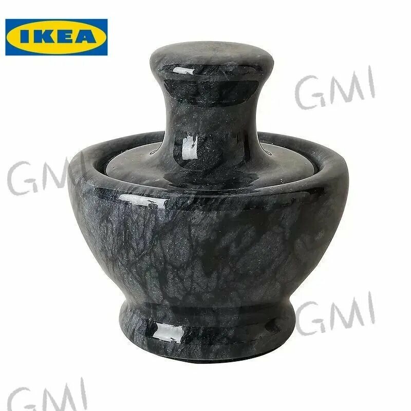 Ступка с пестиком, Натуральный камень, 9.5 см