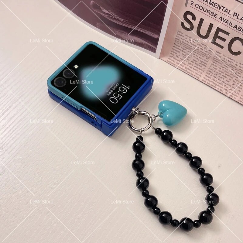 Чехол-книжка с градиентным дизайном Black Rose для Samsung Galaxy Z Flip 4 BlueBlue-1, For Z Flip 7