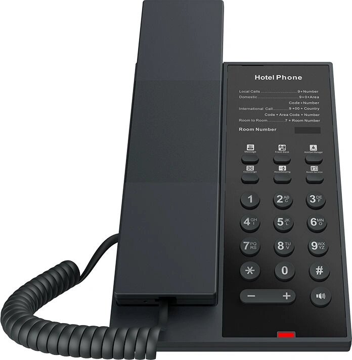 Телефон стационарный FANVIL H602W черный
