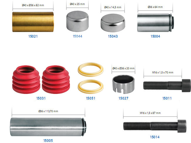 FREENCO Ремкомплект направляющих суппорта KNORR BREMSE SERIES SK7