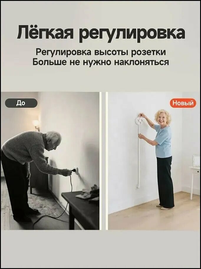 Розетка, изделие белого цвета для повседневного использования дома, в поездках и рабочих ситуациях — фото 1