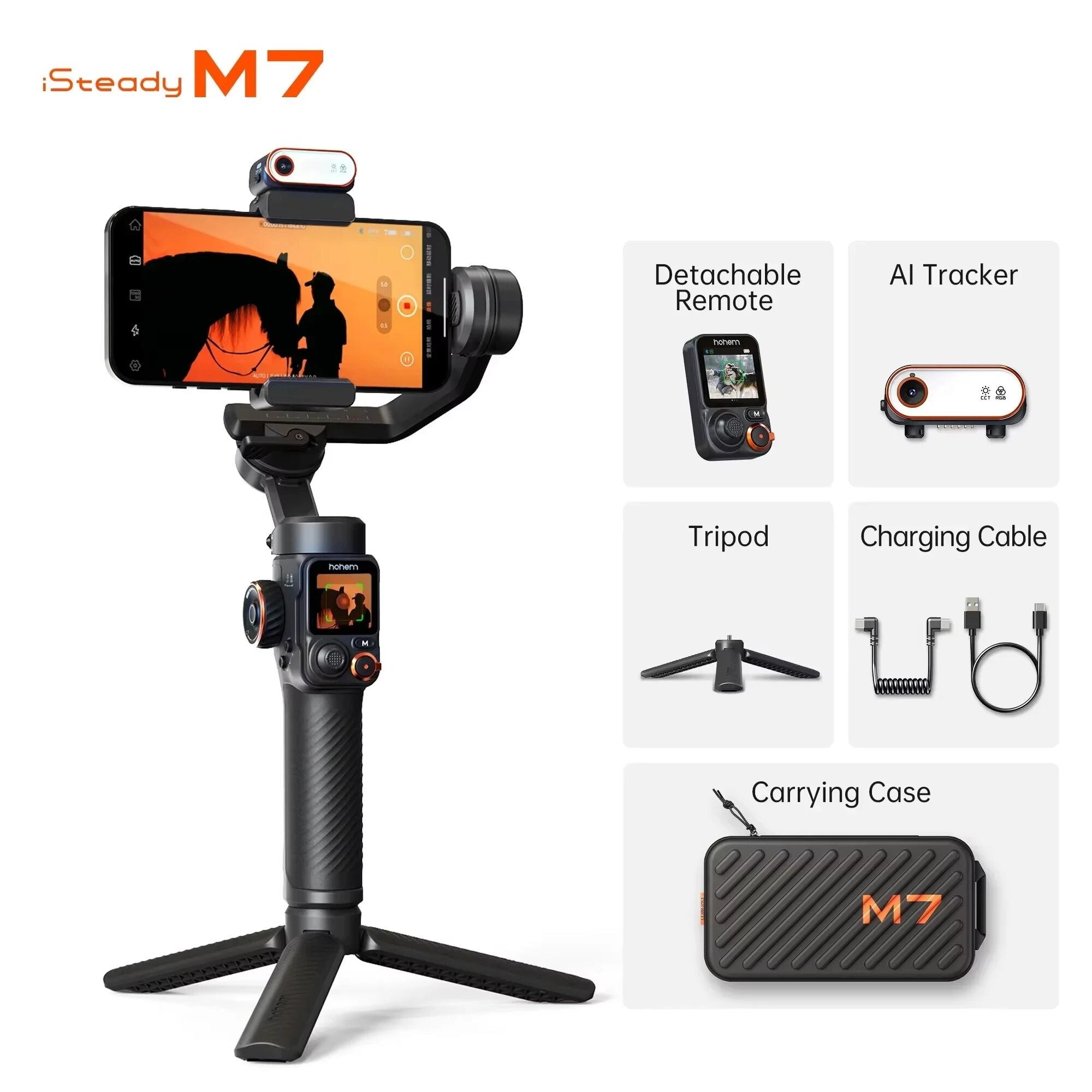 Hohem iSteady M7 3-осевой стабилизатор для смартфона, M7