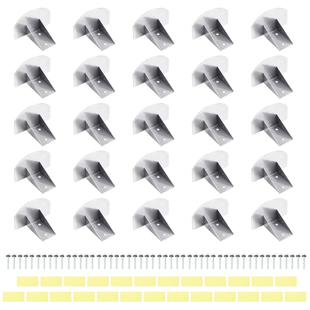 25 шт, противоснегозащитные ограждения из нержавеющей стали для защиты от снега, ледяной щит