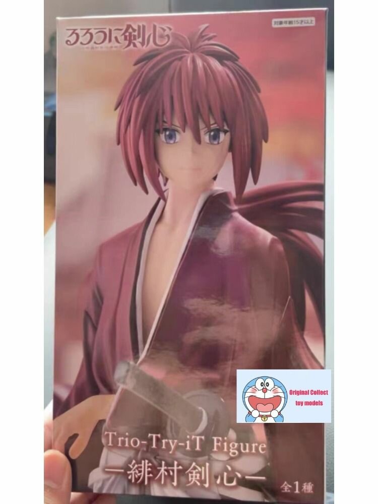 FuRyu Trio-Try-iT Figure Himura Kenshin 19cm Коллекция Кукольных Игрушек