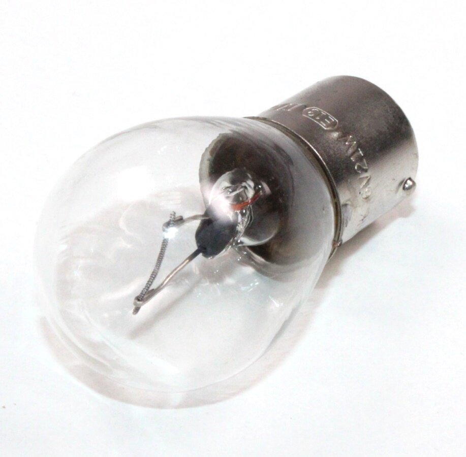 Лампа маяк 6V P21W (BA15s) мото (для диапроекторов)