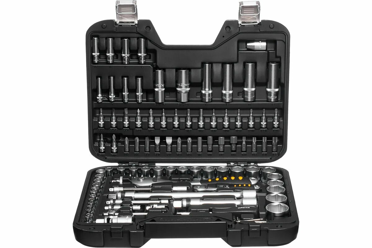 Inforce Набор инструментов 94 предмета 1/2 " & 1/4" 06-07-10