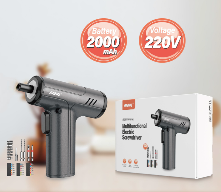 Портативный шуруповерт-дрель в комплекте с насадками 29 в 1