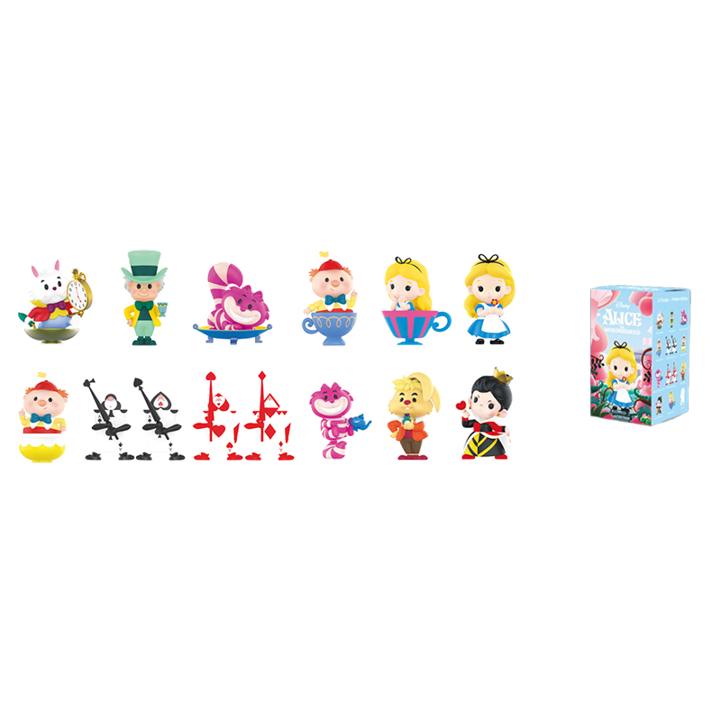 Коллекционные фигурки унисекс POP MART Disney Alice in Wonderland Mystery Box, Single Blind Box